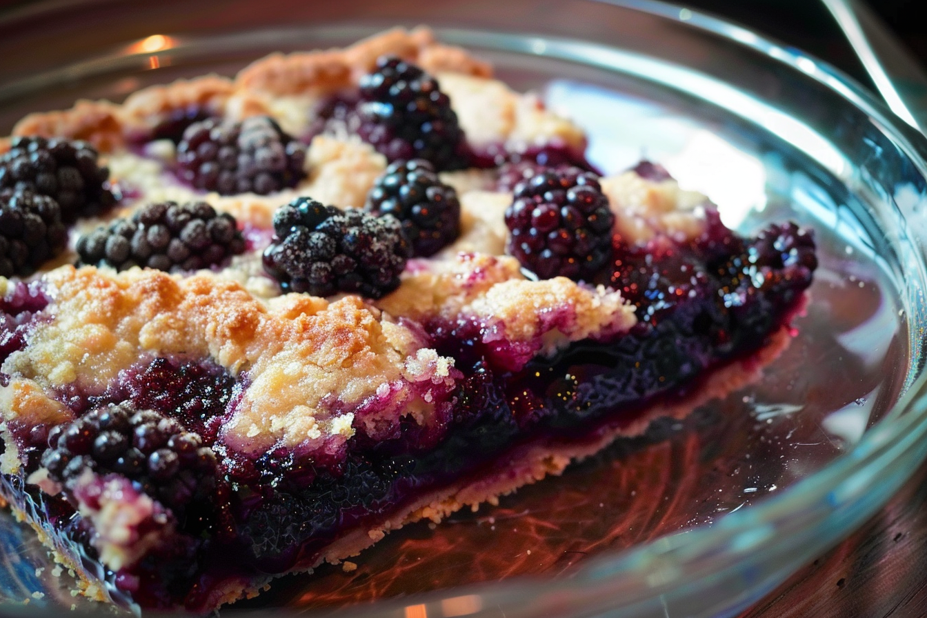 Homemade kentucky blackberry cobbler - skilledcooks
